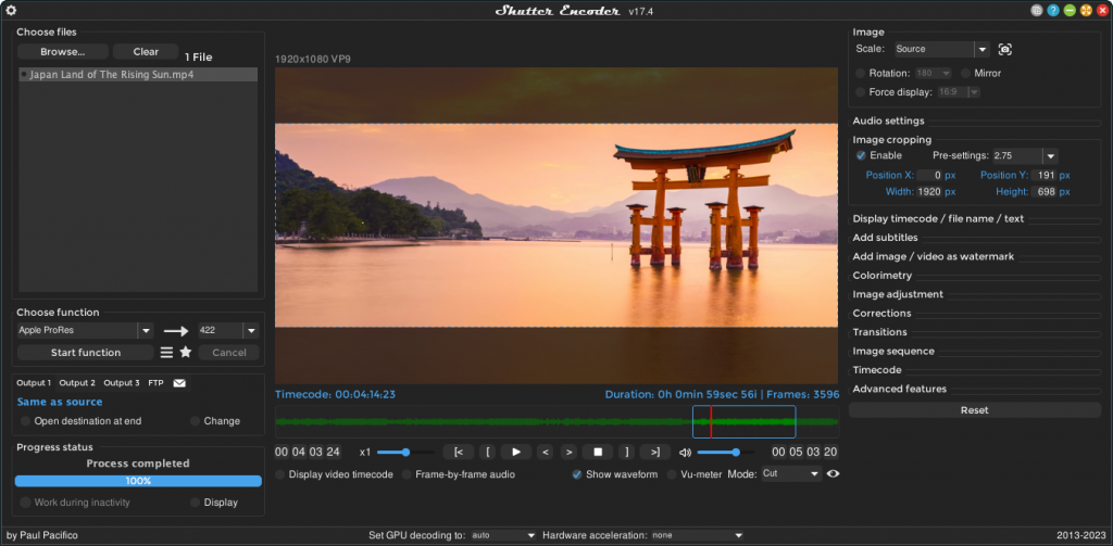 Shutter Encoder - Encoding|Converting video FREE PC|Mac