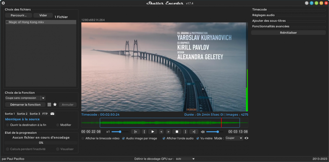 Shutter Encoder - Encodage|Conversion vidéo GRATUIT PC|Mac