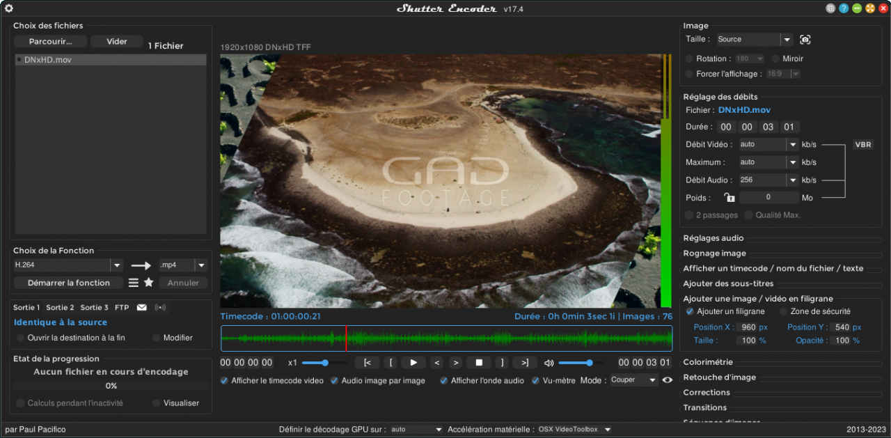 Shutter Encoder - Encodage|Conversion vidéo GRATUIT PC|Mac